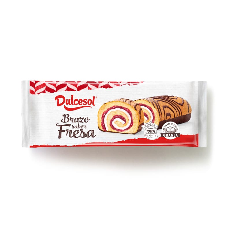 Dulcesol Swiss Roll Strawberry | Andana Foods